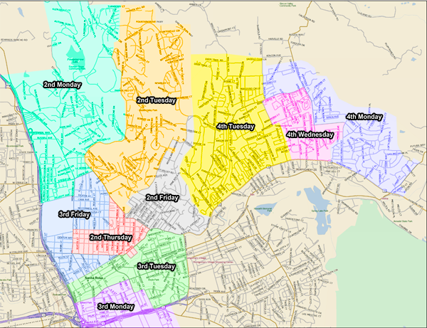 Santa Rosa Collection Schedule - Recycling, Composting, & Trash ...