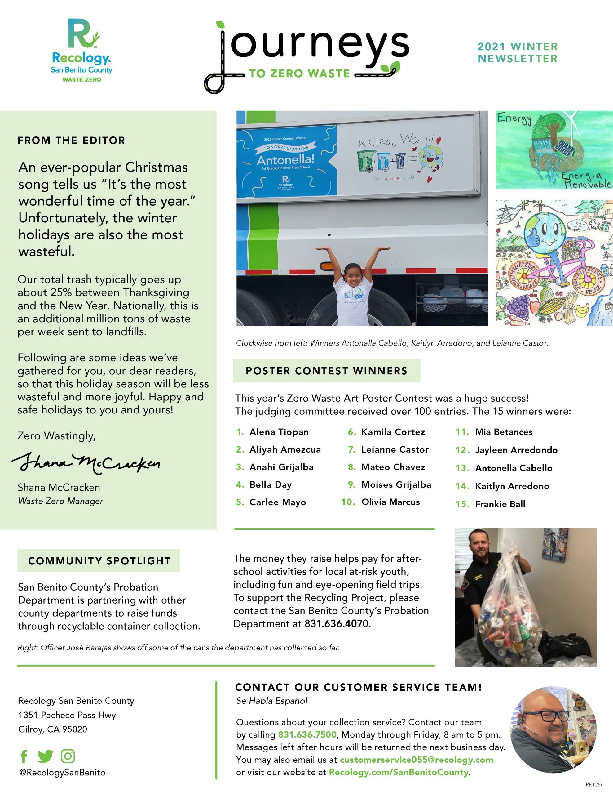 Recycling Guides & Newsletters | Recology - Recology San Benito County