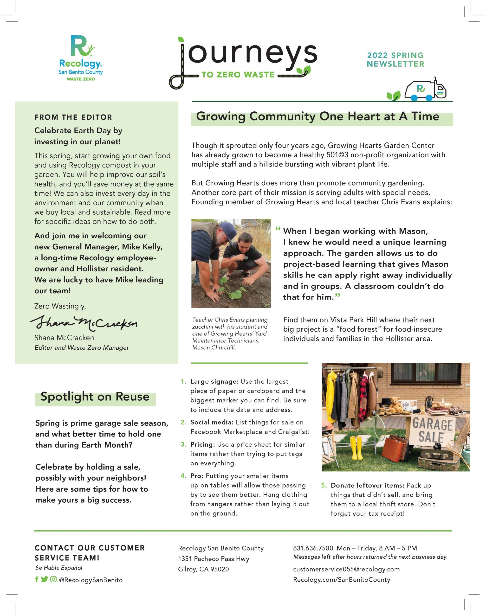 Recycling Guides & Newsletters - Recology San Benito County