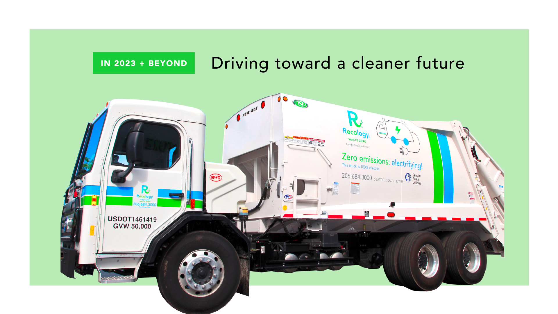 Recology achieves goal to power fleet with 90 percent renewable or ...