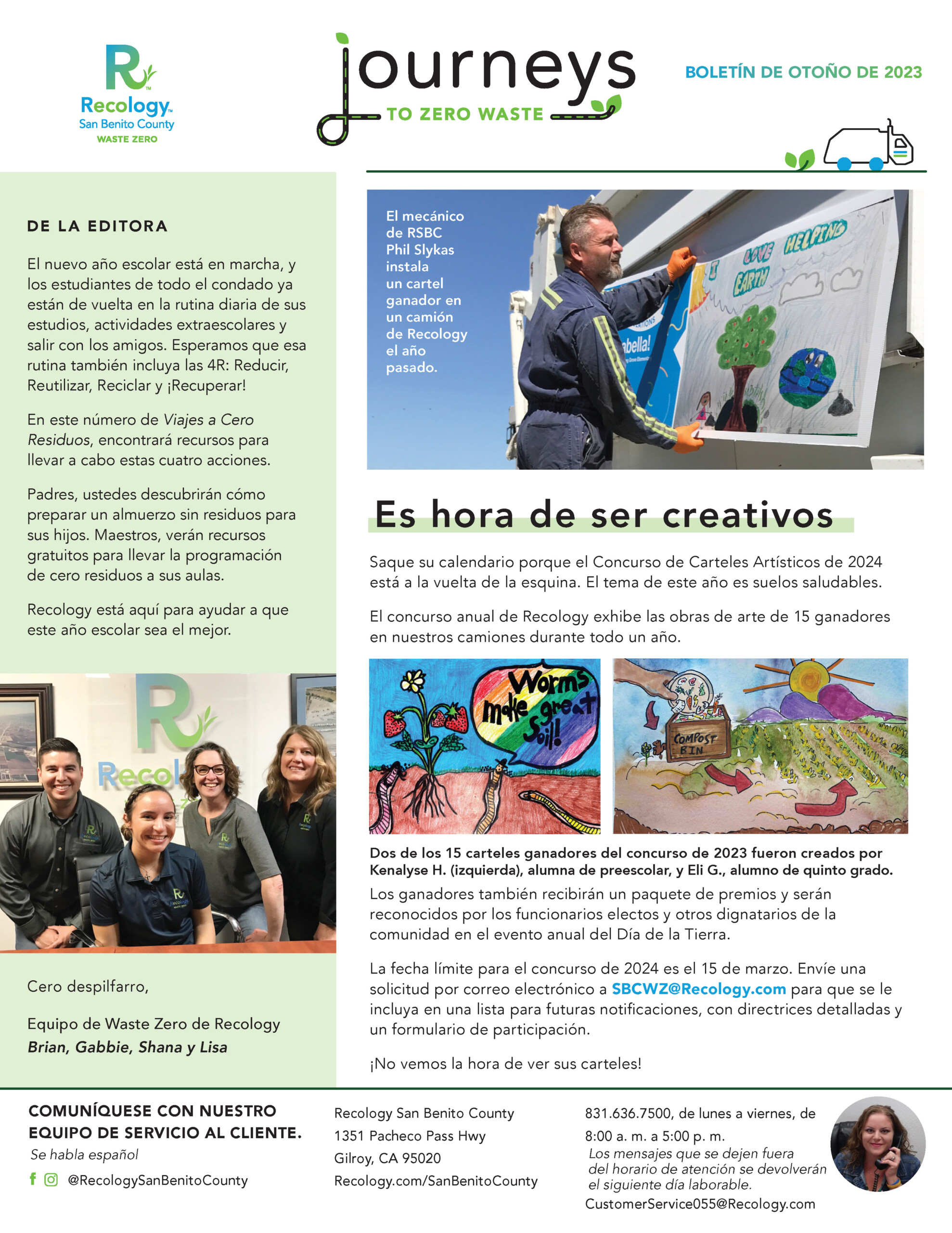 Recycling Guides & Newsletters - Recology San Benito County