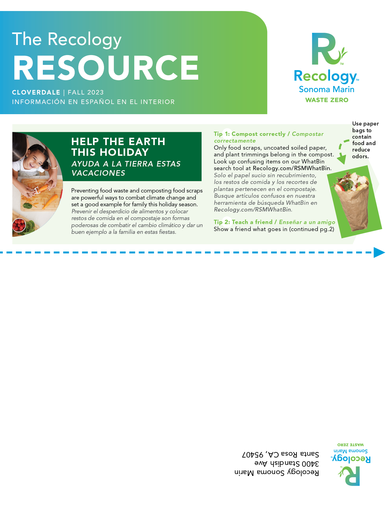 Newsletter - Recology Sonoma Marin