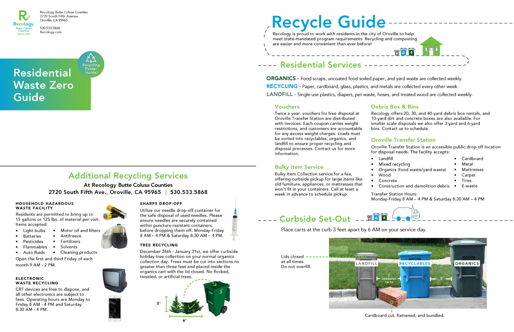 Guides & Signage | Recology - Recology Butte Colusa: Oroville