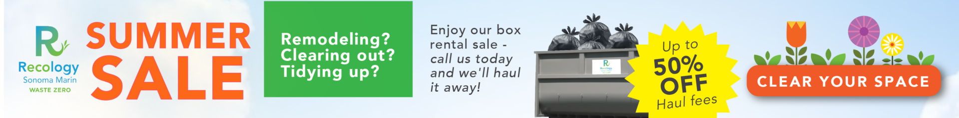 Debris Boxes, Dumpsters, and Hauling Services - Recology Sonoma Marin